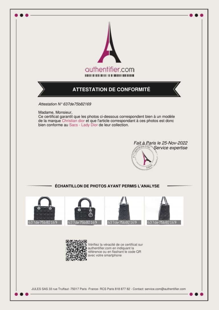 Dior Authentication – Check your Dior bag | Authentifier.com