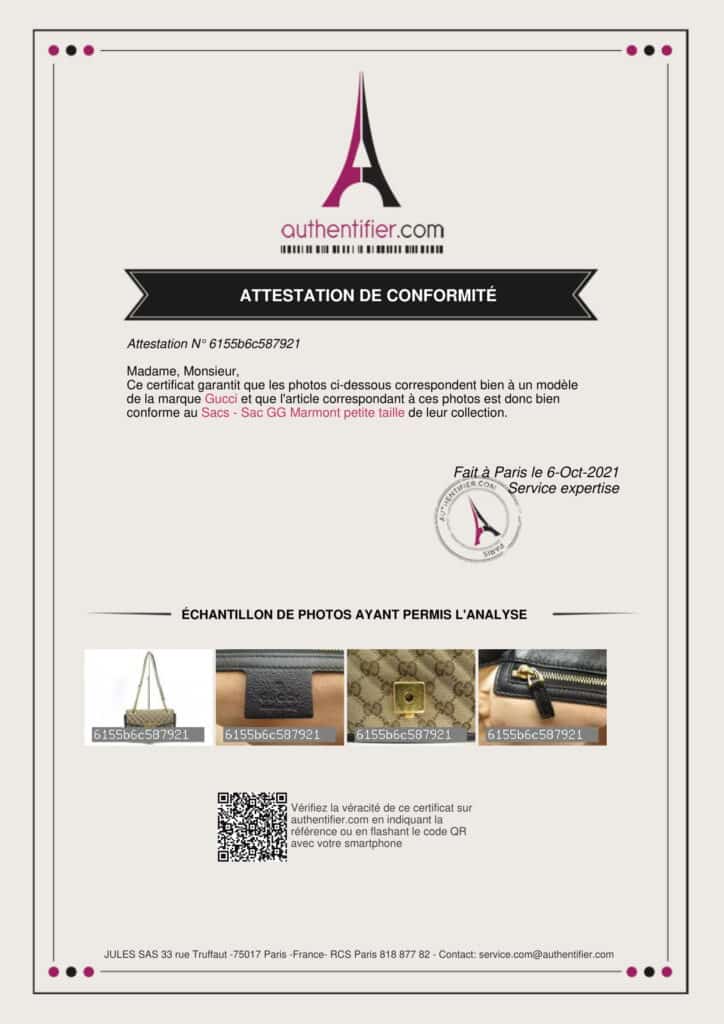 Gucci Authentication - Check your Gucci bag | Authentifier.com